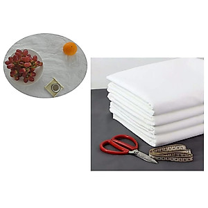 Paper Tablecloths for Rectangle Tables 5 Pack,White Disposable Paper Tablecloth, 3 Ply Paper & Plastic 54" x 108" Tablecover, Table Cloth for Various Occasions Parties, Indoor & Outdoor Banquet Use