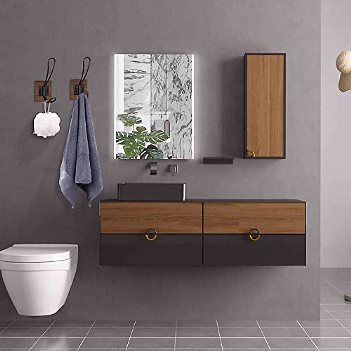 Rustic Towel Hooks for Bathroom Wall Mounted 2 Pack Farmhouse Towel Holder Wall Hooks for Hanging Coats Metal Bath Towel Hooks Vintage Robe Clothes Hanger Heavy Duty Wall Hooks