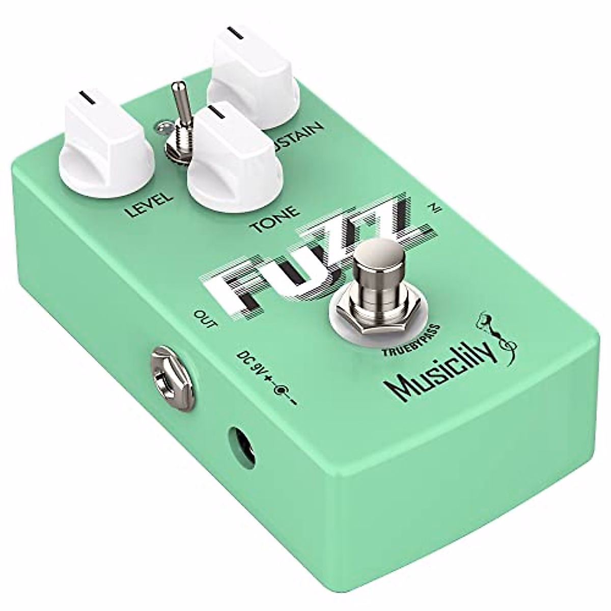 Musiclily Fuzz Pedal, Pro Octave Fuzz Guitar Pedal, DC 9V Adapter Powered True Bypass for Electric Guitar and Bass (Green)