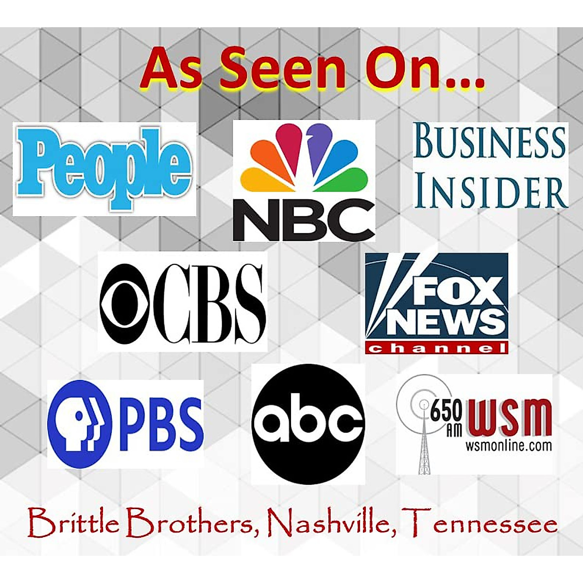 Brittle Brothers Peanut Brittle - 16 oz. Box : Voted #1-4x’s more Nuts - Gift Set Cashew Pecan Bacon Corporate Christmas Mother Father Chocolate