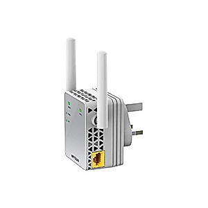 NETGEAR EX3700-100UKS AC750 WiFi Range Extender 802.11n/ac 1-Port Wall-plug External Antennas