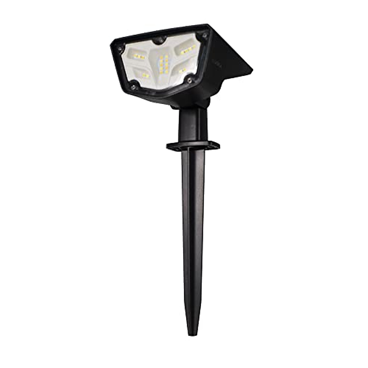 Luma Solar Outdoor Lights 2 Pack | Weatherproof Landscape Lighting with 22 LED Outdoor Lights for Patio, Yard | Garden & Wall Mount | 3 Modes Cool, Warm, Both + Rechargeable All-Night Battery