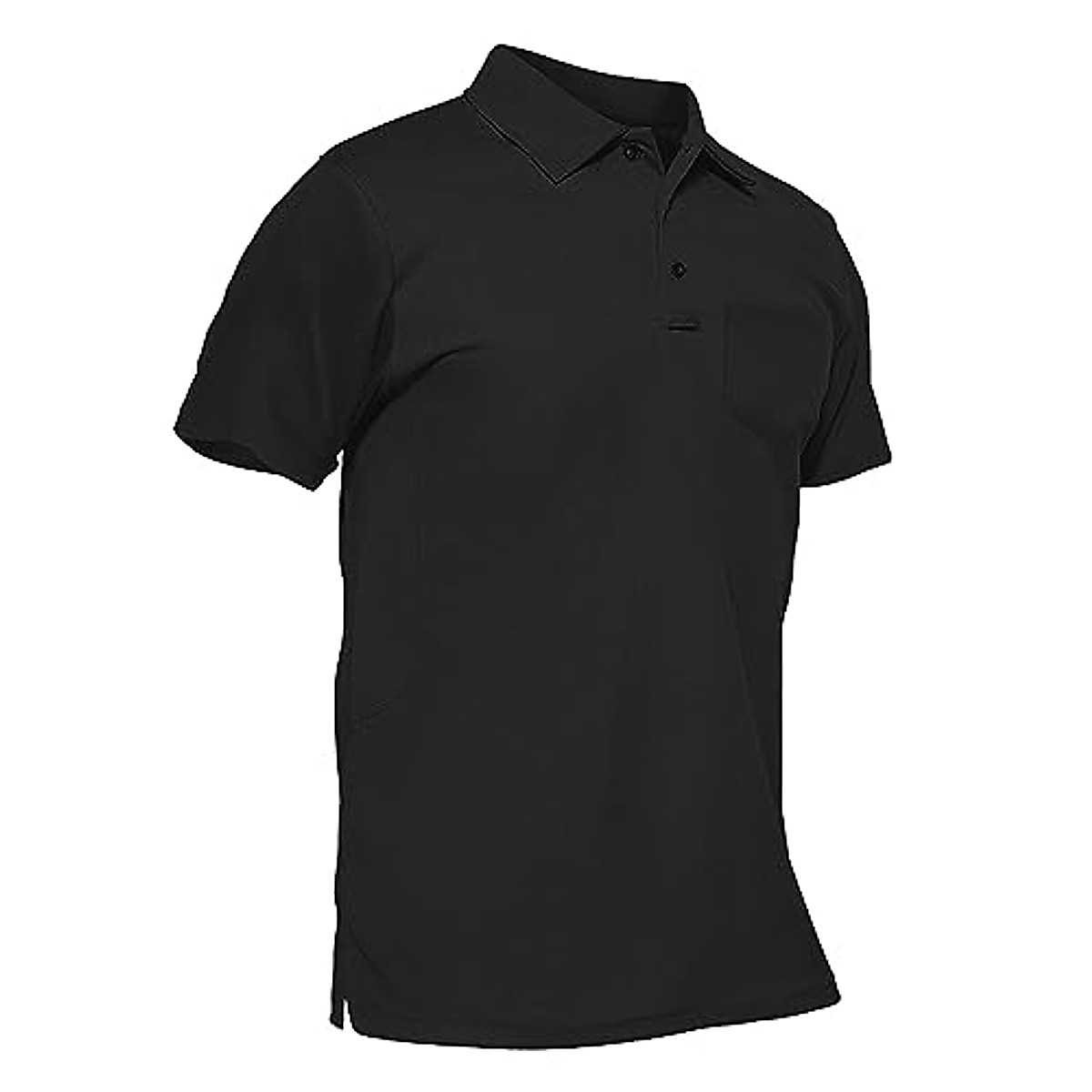 Hebepol Men's Polo Shirt, Short and Long Sleeve Tactical Shirts, Lightweight Work Golf Shirts, Outdoor UPF 50+ Pique Shirt