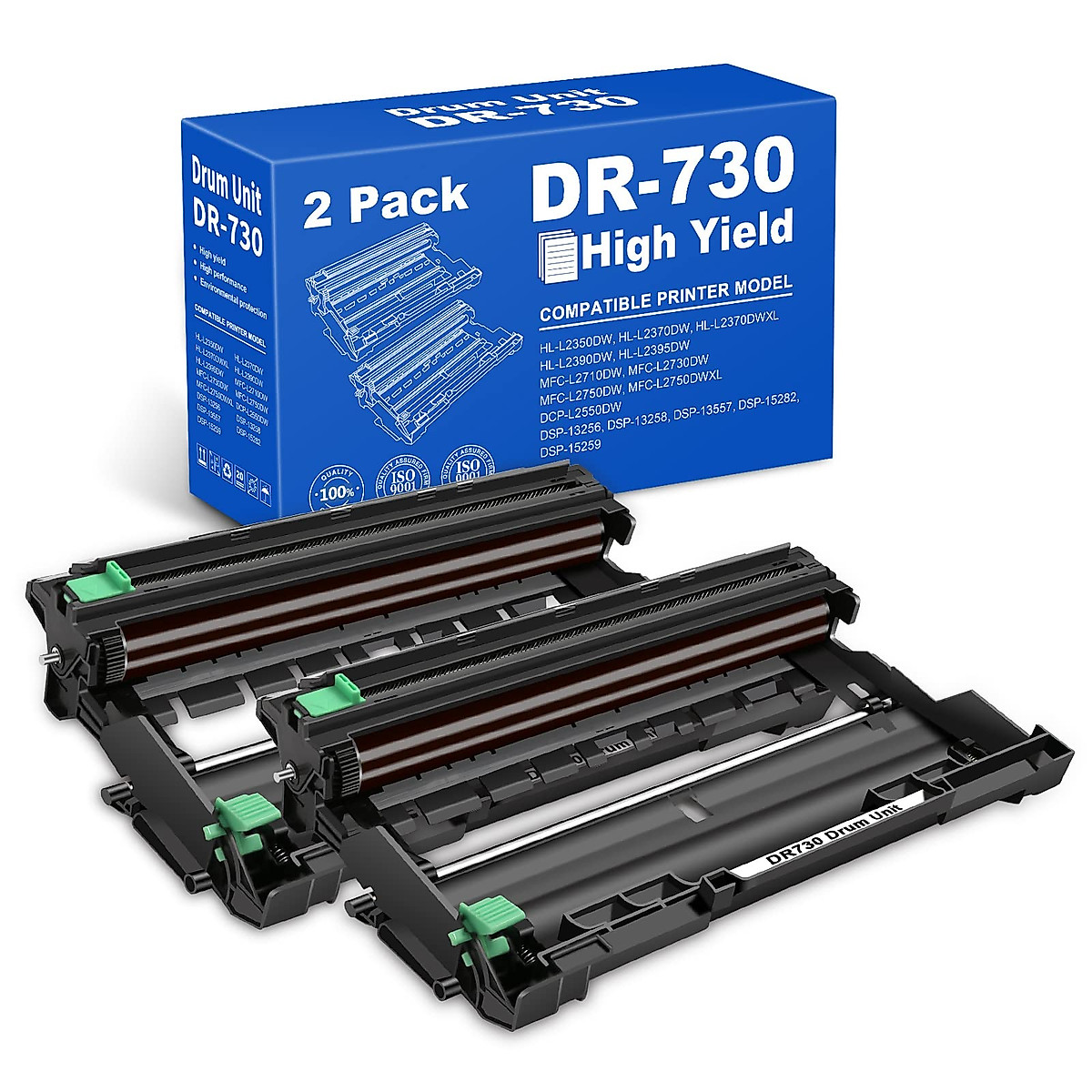 Compatible Drum Unit Replacement for Brother DR-730 DR730 DR760 DR 760 with Long Life OPC (1 Pack Drum Unit ONLY, NOT Toner)