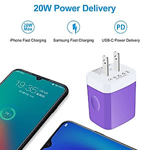 USB C Pixel 8 Pro Charger Block Fast Wall Charger Box for Google Pixel 8 Pro 7a 6 5 4 XL 4a,20W Type C Charger Plug PD Power Adapter for Samsung Galaxy S23 FE/A14/A54/A13/A23/Z Fold 4,iPhone 15 14 13