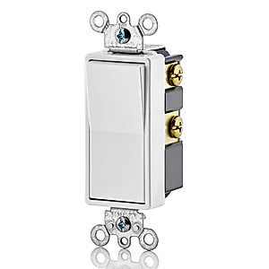 Leviton 112-05604-2WS 15A 4-Way Decora Switch with Ground White