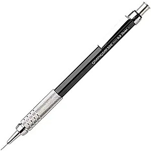 Pentel Mechanical Pencil GraphGear 500 Automatic Drafting Pencil - .7mm Lead Size - Includes 50 Lead & 4 Eraser Refills