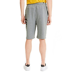 PUMA 10 Big Logo Shorts Medium Grey Heather MD 10