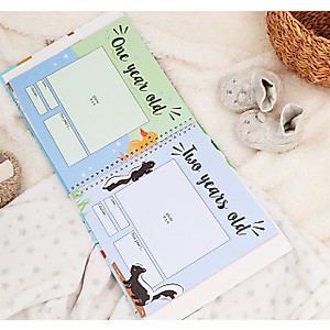 Baby Memory Book Baby Journal | First Year Photo Album | Up to The First 5 Years | Perfect for Boys and Girls | Achievements, Memories, Milestones | Baby Shower Present