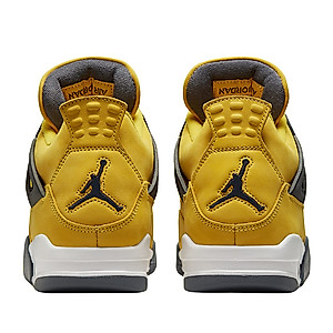 Nike Jordan Mens Air Jordan 4 Retro CT8527 700 Lightning 2021 - Size 14, Tour Yellow/Dark Blue Grey
