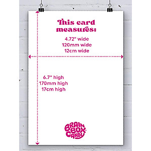 Brainbox Candy - Rude Christmas Card - 'I'mma F*ck You Up' - Cheeky Xmas Cards - Funny Seasonal Humour Cards - Rude Cat Themed Christmas Card - Cheeky Cat Xmas Card - For Cat Lovers