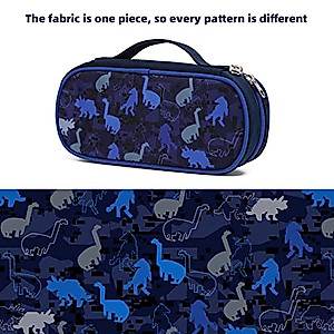 willikiva Kids Toddler Pencil Case for Little Girls Boys Waterproof Students Pen Pouch(Green Dinosaur)