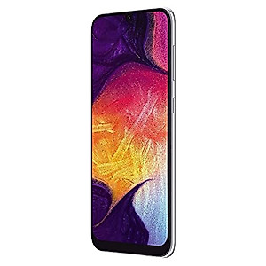 Samsung Galaxy A50 A505G 64GB Duos GSM Unlocked Phone w/Triple 25MP Camera - White (Renewed)