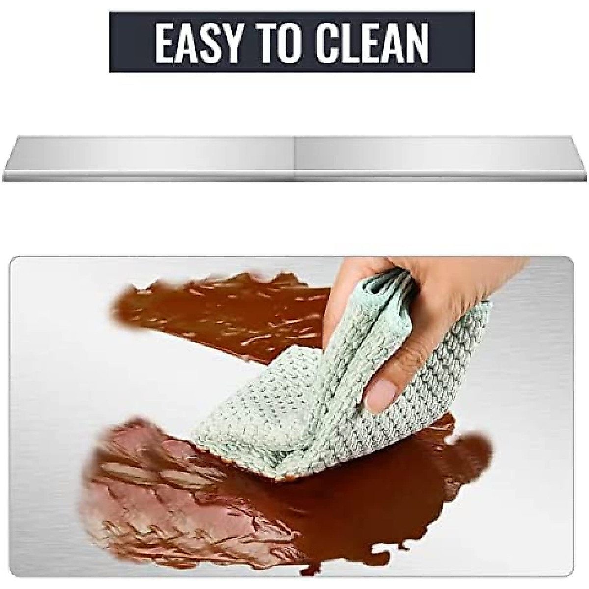 Metal Shelf | Stainless Steel Wall Mount Shelving for Commercial Restaurant, Kitchen, Laundry Room, Food Truck,48L X 12W Inch