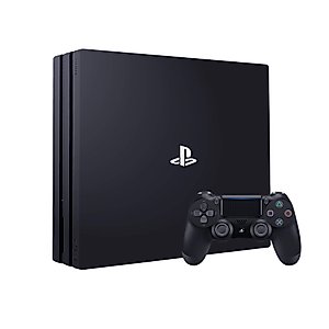 Sony Playstation 4 Pro 4K HDR Gaming Console with DualShock 4 Wireless Controller, 2TB Solid State Drive, Jet Black (Renewed) [Video Game]