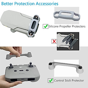 SKYWARDTEL Carrying Case for DJI Mini 2/Mini 4K Drone Case Hard Shell Storage Bag Compatible with DJI Mini 2 Drone and Other Accessories with Propeller Protectors and Control Stick Cove