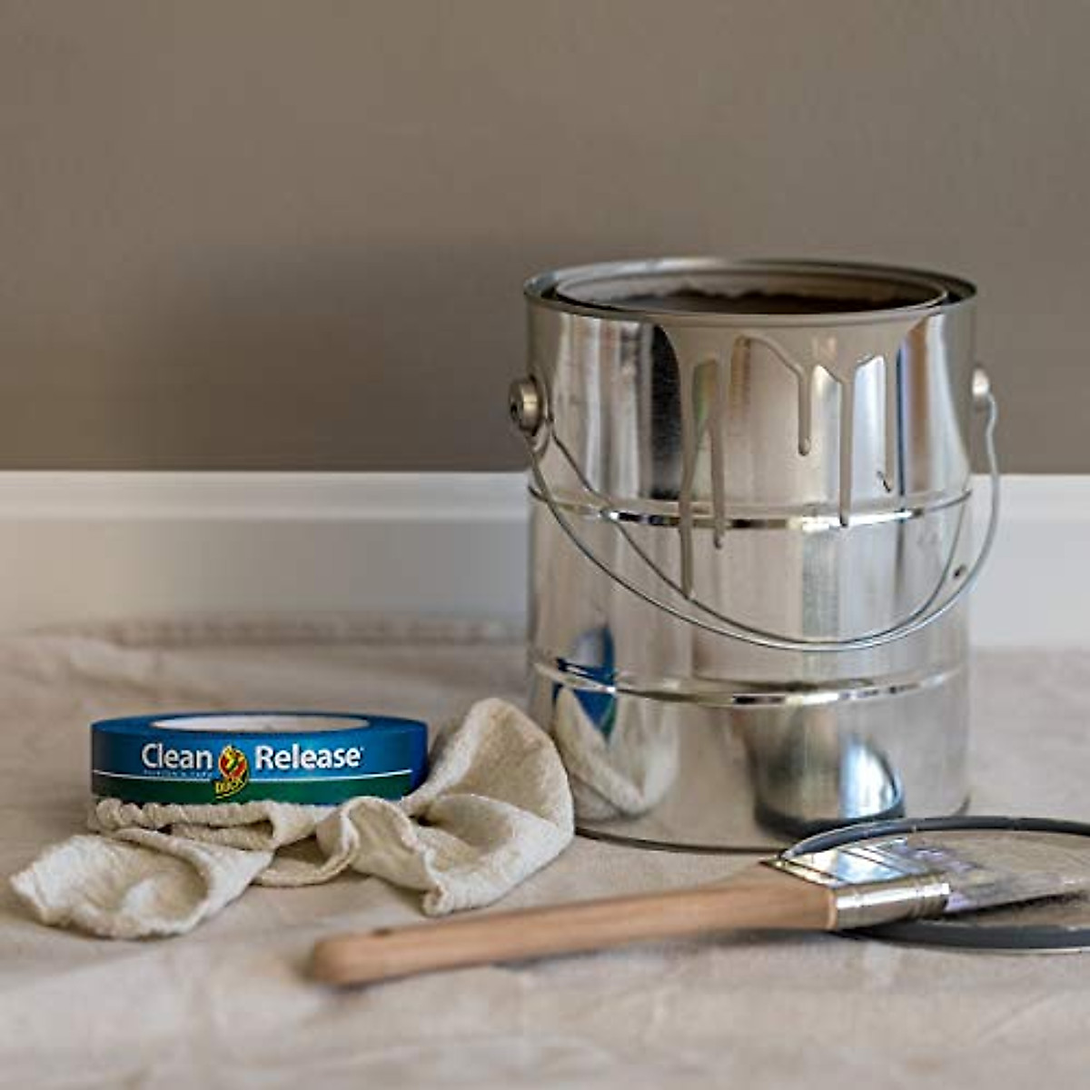 Duck Clean Release Blue Painter's Tape 1-Inch (0.94-Inch x 60-Yard), 6 Rolls, 360 Total Yards, 240459