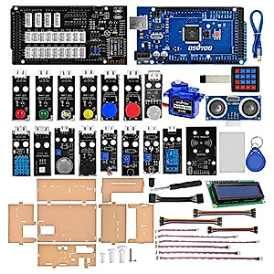 OSOYOO Smart Home IoT Learning Kit for Arduino, Wooden House Model, DIY IoT Programming, Internet of Things kit