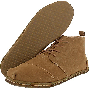 TOMS Bota Toffee Suede with Faux Shearling 9
