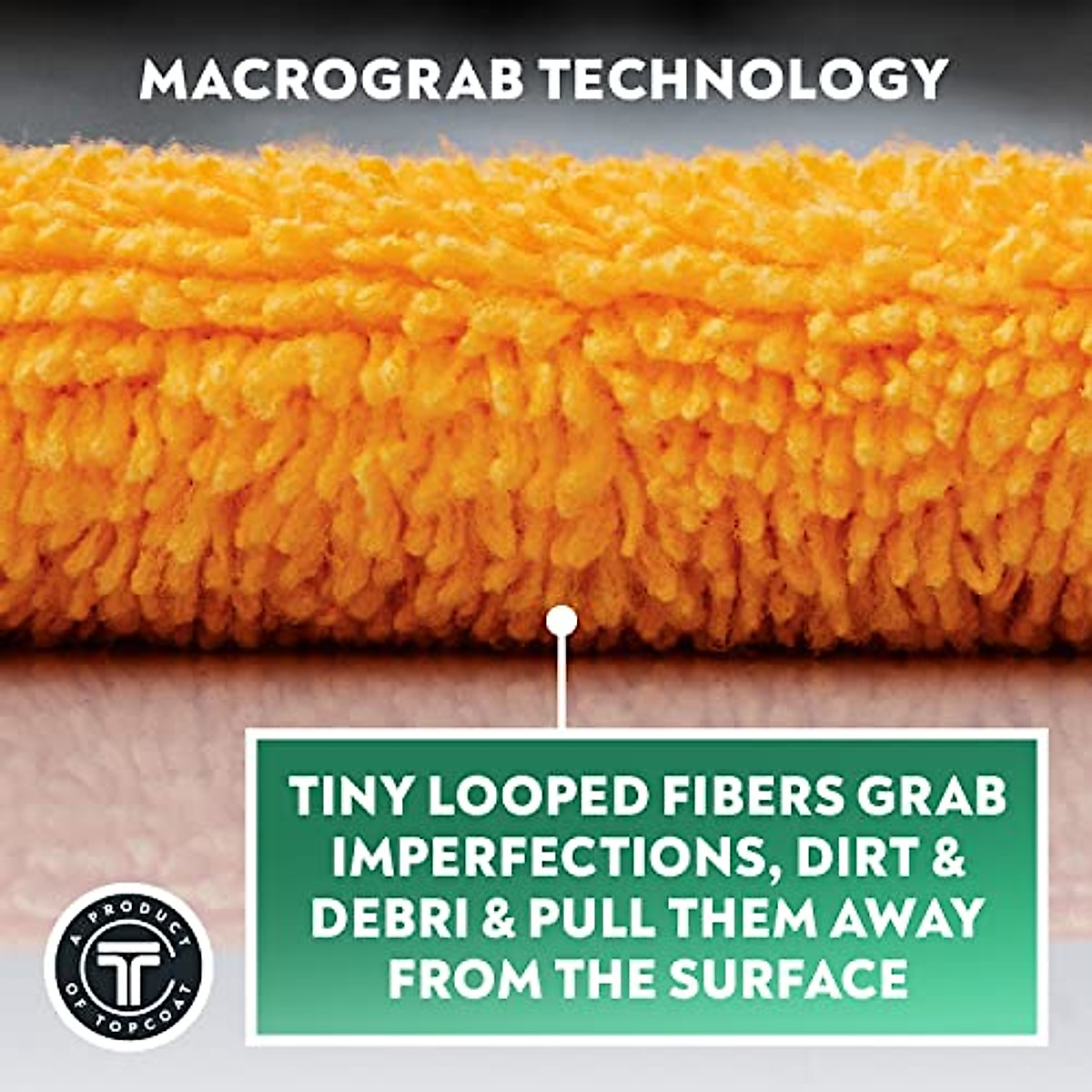 TopCoat Mycro Premium Detail Microfiber Towel 16x16-350GSM Medium-Density, High-Fiber Microfiber Cloth for Detailing and Polishing - Green Microfiber Cleaning Cloths (6-Pack)