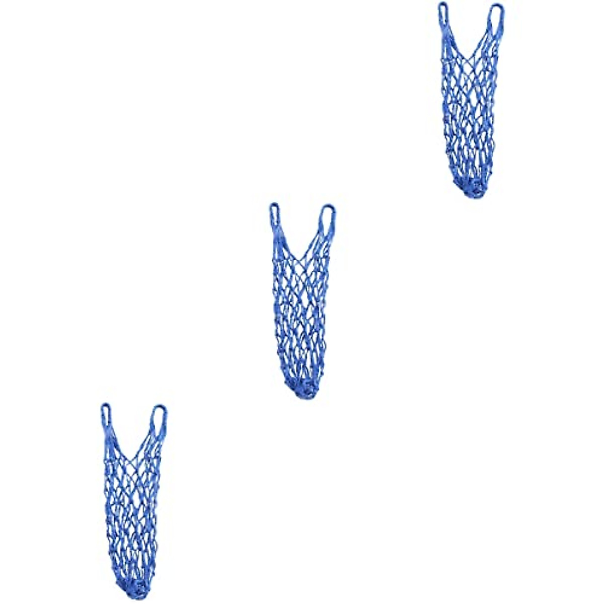 3 pcs Alpacas Convenient Mesh Net- Nets Hen Reduce Feeding Bags Trailer Livestock for Horses& Day Grazing Blue Travel Hay Bag Animals Horses Farm Goose Tool to Treat Goats Food