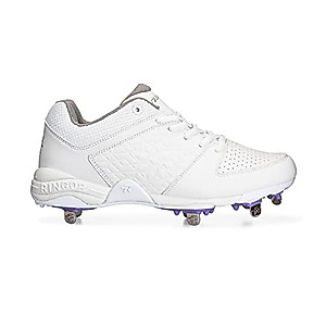 RIP-IT Women's Diamond Metal Softball Cleats - Softball Shoes for Women - White - Size 11