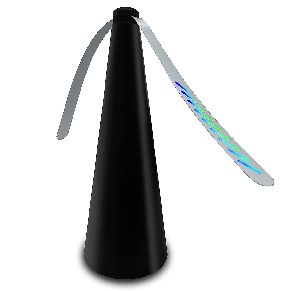 Bug Repellent Fly Deterrent Fan,Bug Repellent for Tables Indoor Outdoor Meal, Portable Table Bug Repellent Keep Flies Away from Your Food Black（1 Pack）
