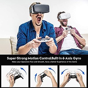 UeeVii Wireless PS4 Controller with Strike Pack, Game Controllers for Playstation 4/PS4 Pro/PS4 Slim with Back Paddles for Custom Mapping Dual Shock Six-axis Audio Touch Pad Function 1000mAh Battery
