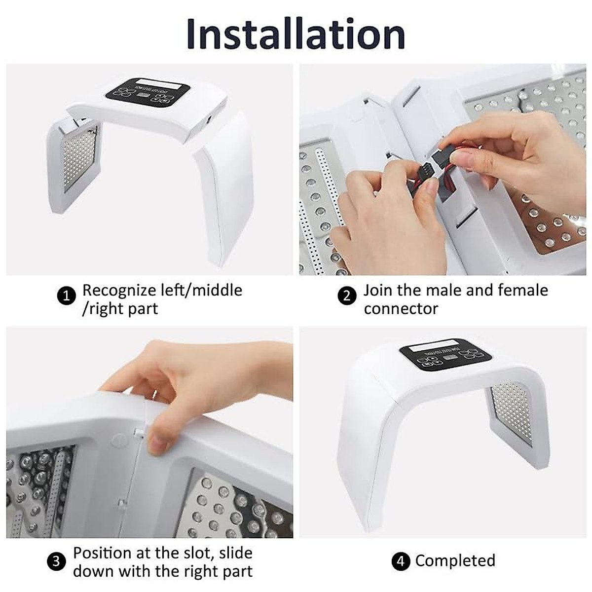 FARRENCE Led Light Skin Care Machine 7 Color SPA Equipment Multifunctional Beauty Machine for Women Home Salon