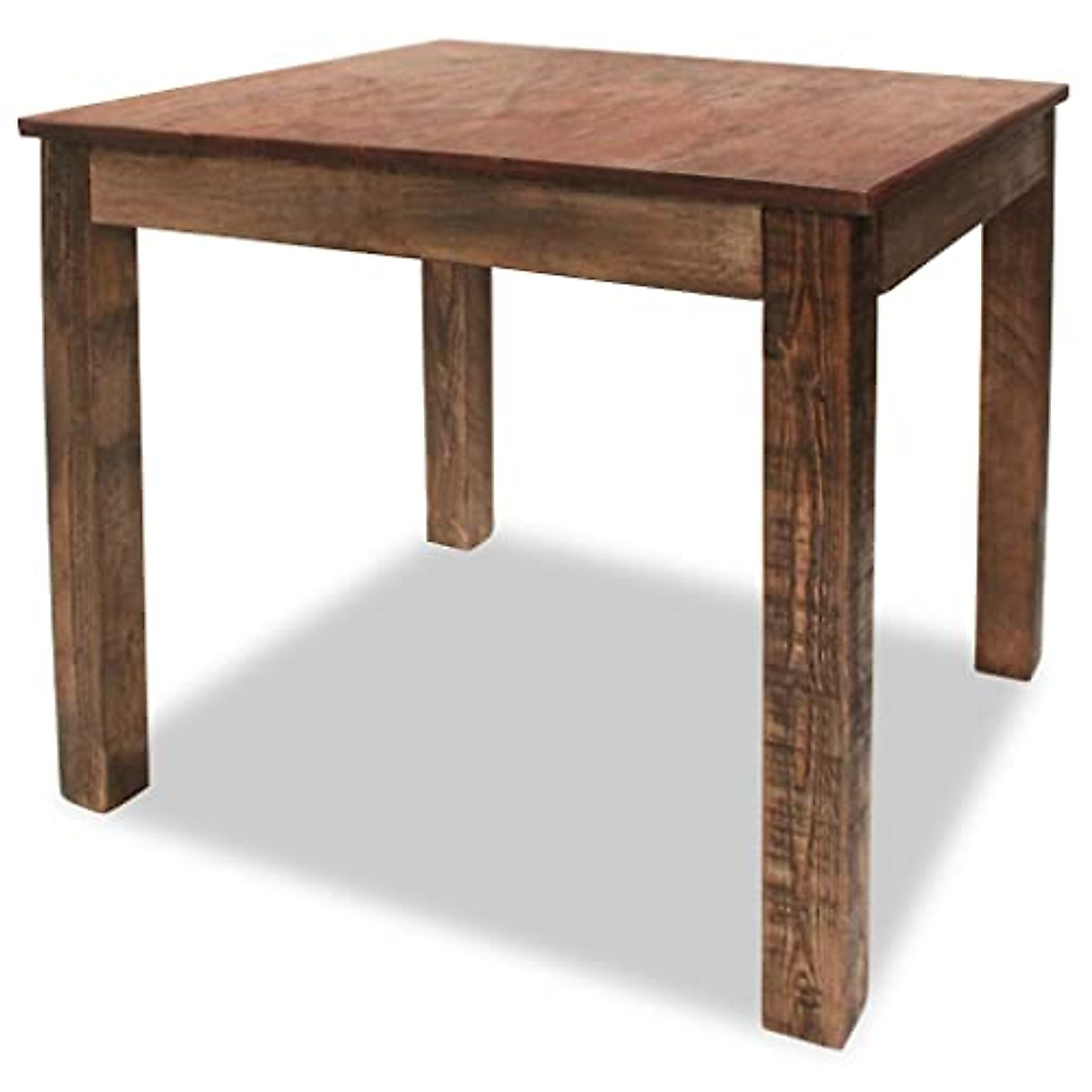vidaXL Dining Table 32.3" Solid Reclaimed Wood Rustic Room Stand Deck Couch