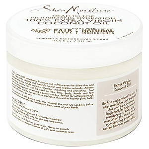 Sheamoisture Head-to-Toe Nourishing Hydration for Dry Skin 100% Virgin Coconut Oil Paraben Free Skin Care 10.5 oz