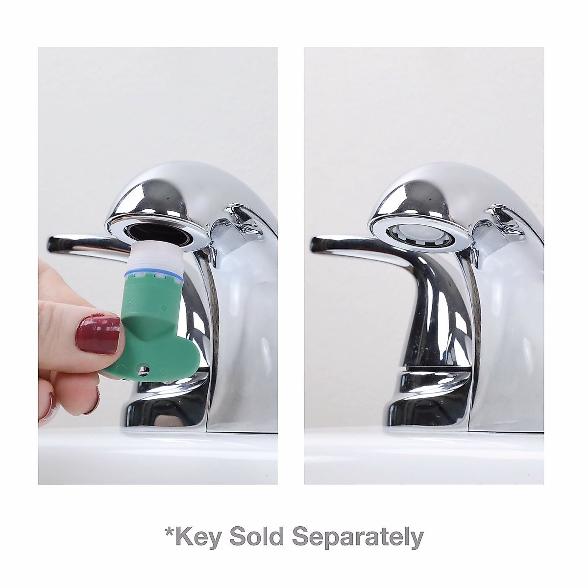 Water Saving 1.2 GPM Tiny Hidden Faucet Aerator Insert (2 Pack)