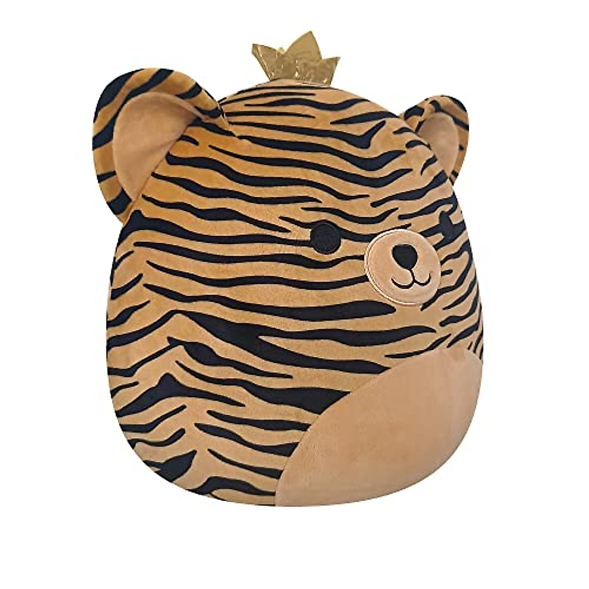 Squishmallows Original 14-Inch Tina Tiger with Gold Crown - Large Ultrasoft Official Jazwares Plush