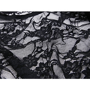 ALOECDYV Women Sexy Lingerie Nightwear - One-Piece Bodysuit Nightie Plus Size, Black (Black, XL)