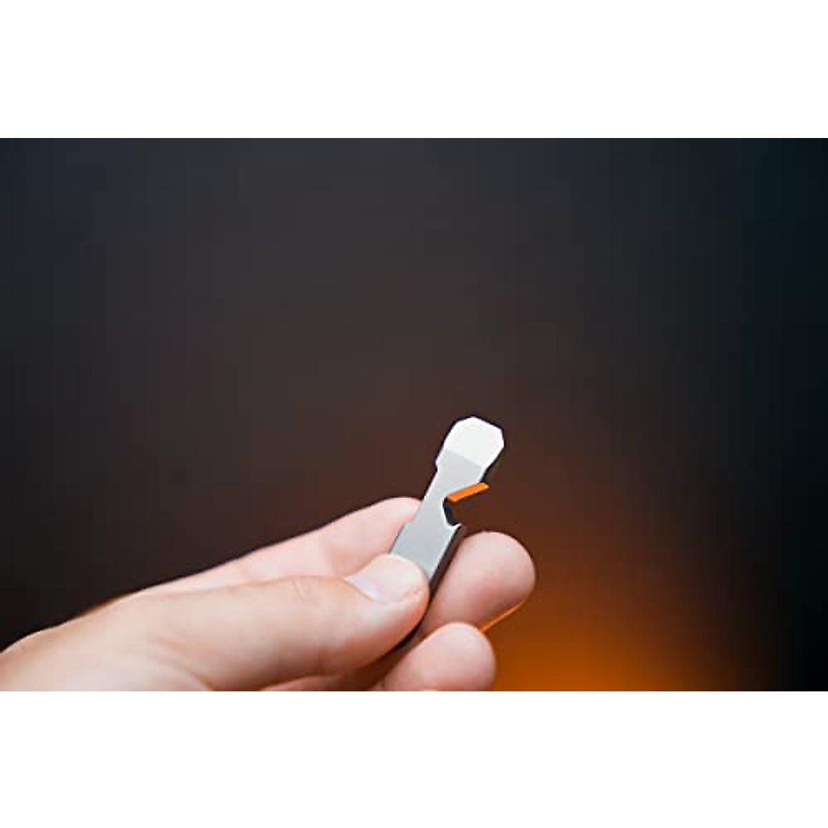 QuickPry Bottle Opener Mini Everyday Carry Pry Bar Tool, For Camping, Cleaning, And Simple Everyday Tasks, Keychain Carry Tool