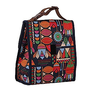 Lily Bloom Insulated Foldover Top Lunch Cooler/Tote Bag