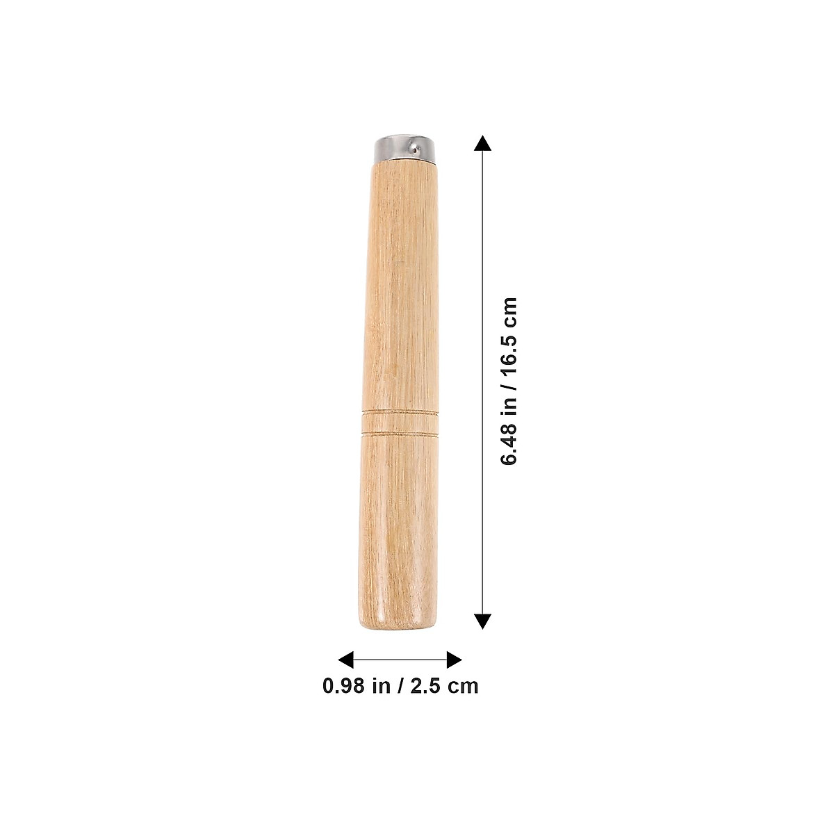 Uonlytech Stockpot Handle Wok Handle Cookware Handle Chef Pot Handle Stockpots Handle Wok Pot Handle Frying Pan Handle Wood Pan Handle Pot Handles Replacement Wooden Handle Iron Anti-Scald