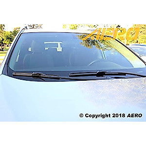 AERO Avenger 28"+28" I&L Pinch Tab Premium All-Season Beam Windshield Wiper Blades OEM Replacement for Ford Edge Escape Focus with Extra Rubber Refill + 1 Year Warranty (Set of 2)
