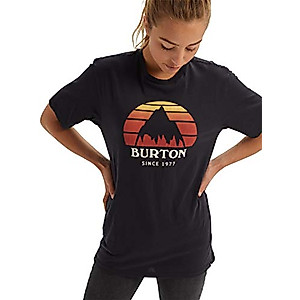 Burton Mens Underhill Short Sleeve, True Black New, Medium