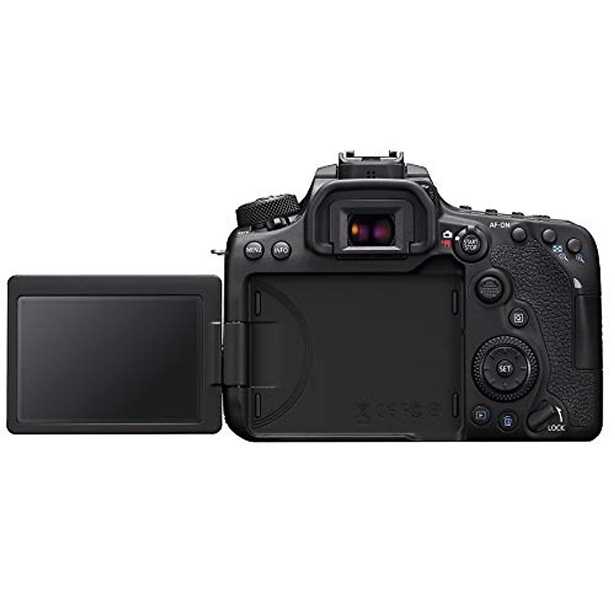 Canon DSLR Camera [EOS 90D] with Built-in Wi-Fi, Bluetooth, DIGIC 8 Image Processor, 4K Video, Dual Pixel CMOS AF, and 3.0 Inch Vari-Angle Touch LCD Screen, [Body Only], Black