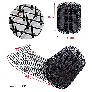 Cat Scat Mat with Spikes,Cat Repellent Indoor & Outdoor Scat Mat, Deterrent Scat Mats for Cats and Dogs for Garden, Porch, Home, Anti-Cats Network Digging Stopper Prickle Strip,200x30cm