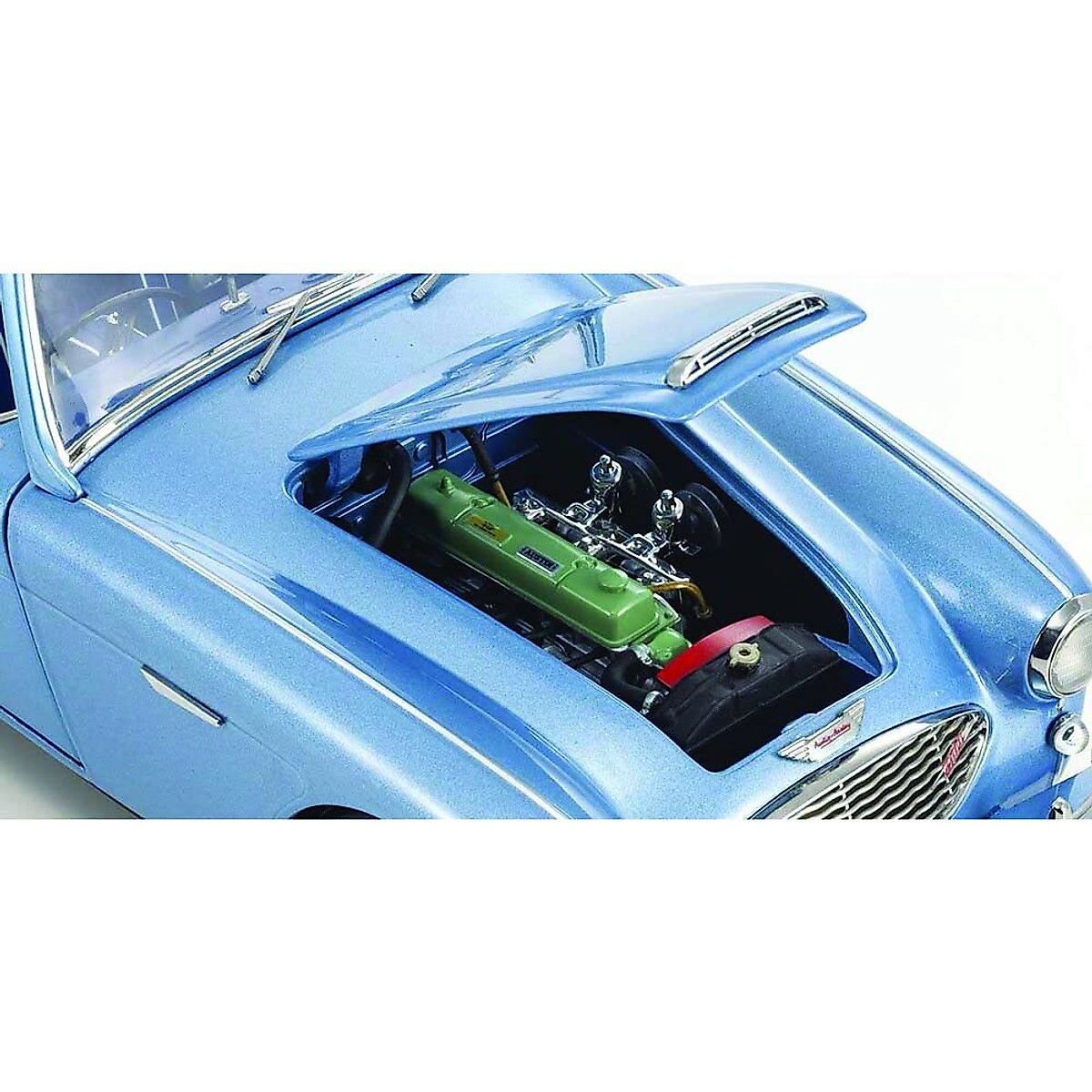 Kyosho Austin Healey 3000 Mk-1 (BN7) Convertible RHD (Right Hand Drive) Healey Blue 1/18 Diecast Model Car 08149 HBL