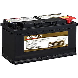 ACDelco Gold 49AGMHR 36 Month Warranty High Reserve AGM BCI Group 49 Battery