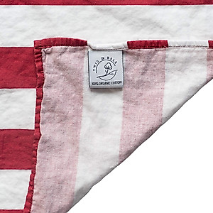 TWIG & BALE Tuscaloosa Alabama Baby Blanket Organic Cotton Muslin Swaddle Blanket - 47" x 43" - Alabama Baby Gift for Boys Girls Receiving Blankets