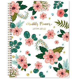 2024-2025 Monthly Planner - Monthly Planner 2024-2025, Jan. 2024 - Dec. 2025, 24 Monthly Tabs & Notes Pages, 9" × 11", Perfect Organizer