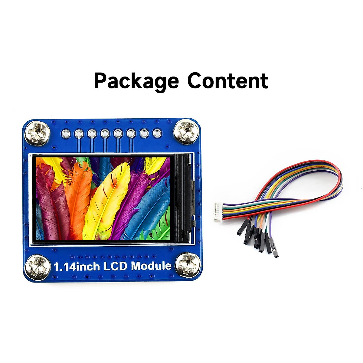 Waveshare 1.14inch LCD Display Module IPS Screen with 65K RGB Colors 240×135 Resolution SPI Interface