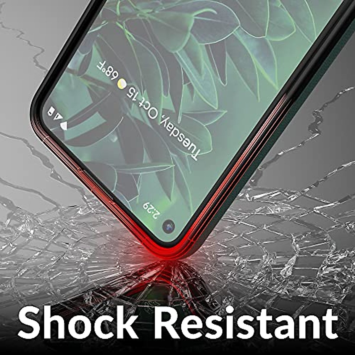 Crave Dual Guard for Pixel 5a Case, Shockproof Protection Dual Layer Case for Google Pixel 5a 5G - Forest Green