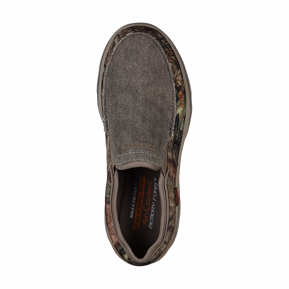 Skechers Men's Creston-Moseco 65355 Moc Toe Slip On, Camo, 9.5 Medium US