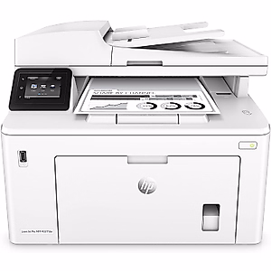 HP Laserjet Pro MFP M227fdwB All-in-One Wireless Laser Printer, Print Scan Copy Fax, Auto 2-Sided Printing, 1200 x 1200 dpi, 30 ppm, Compatible with Alexa, Bundle with JAWFOAL Printer Cable