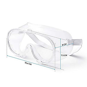 XIFU Ourlook Safety Protective Goggles, Crystal Clear & Anti-Fog Design, High Impact Resistance, Perfect Eye Protection for Lab, Chemical, and Workplace Safety Goggles